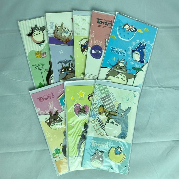 Studio Ghibli | Design | 8 My Neighbor Totoro Popup Greetings Card Set ...